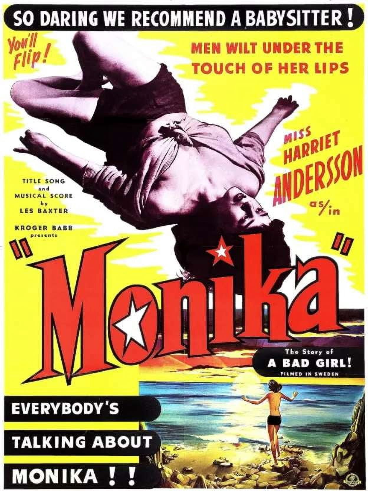 Monika Movie Decorative Poster. Fine Graphic Art. Wall Interior Design ...