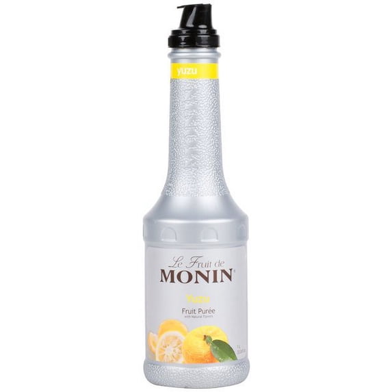 Monin Yuzu Fruit Puree, 1 Liter, Sweet Citrus Flavor, Vegan, Perfect ...