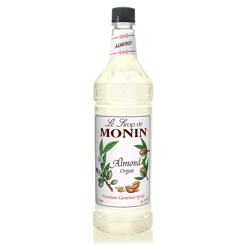 Monin - Almond Syrup, Sweet and Rich Nutty Aroma, Natural Flavors ...