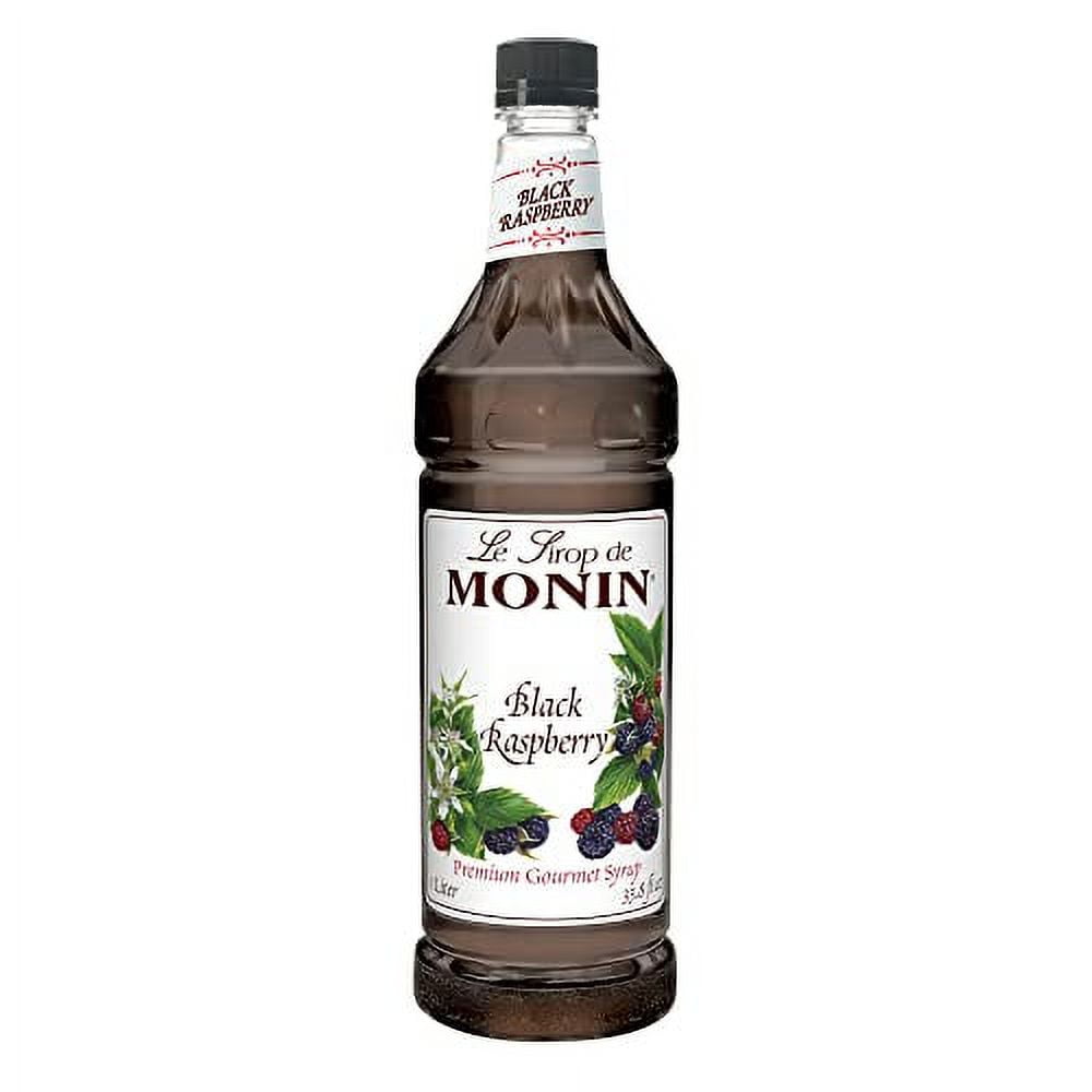 Monin Black Raspberry Syrup,1 Liter Bottle Pet - Walmart.com