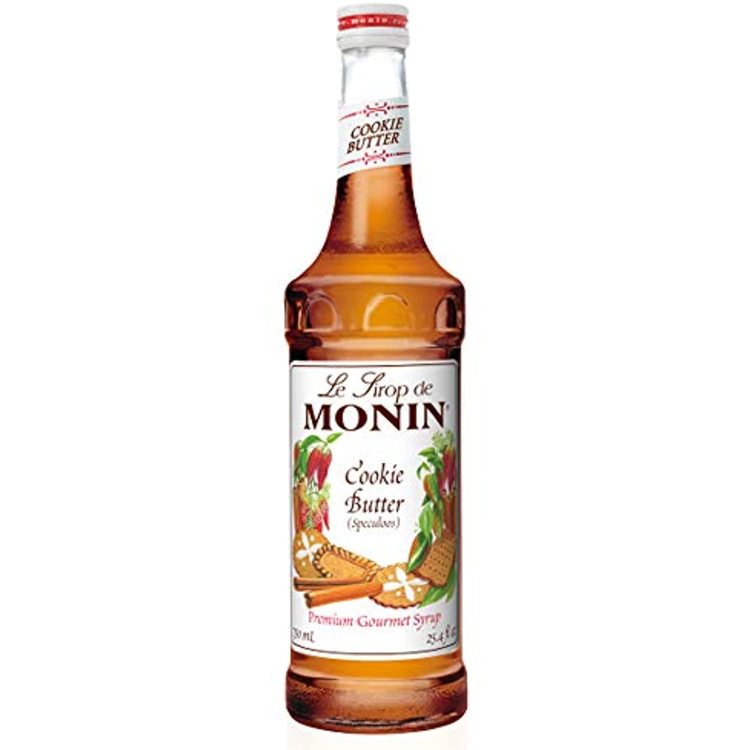 Monin Cookie Butter Syrup, 750 ml Bottle, Dairy Free, Gluten Free ...
