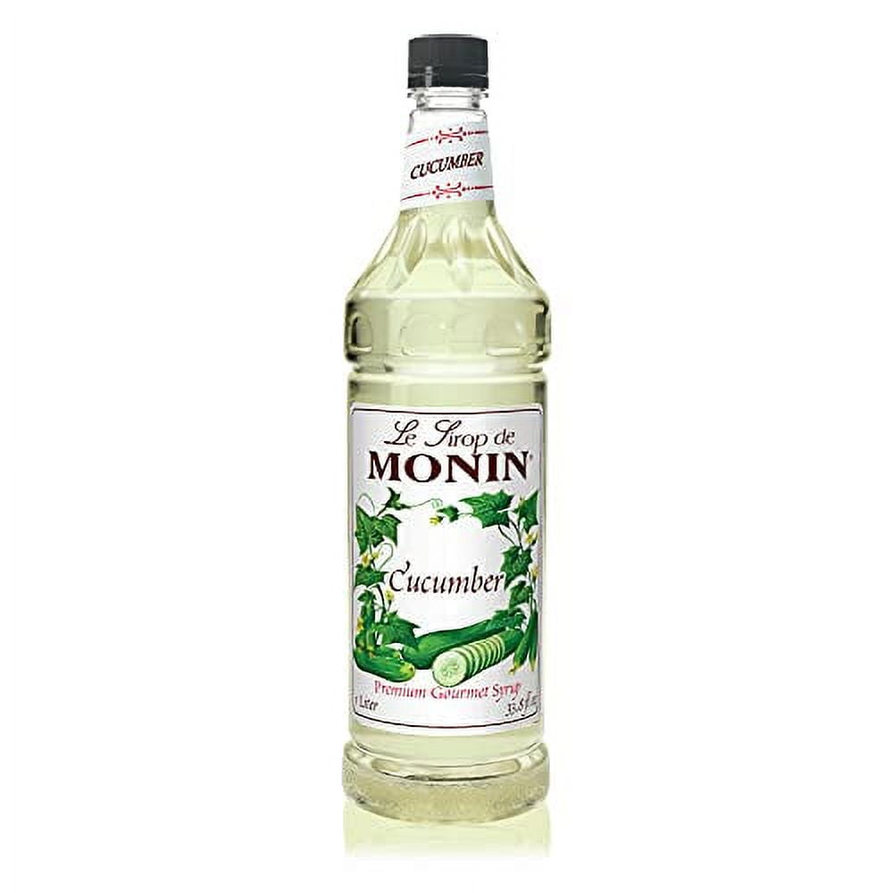 Monin - Cucumber Syrup, Refreshing Sweetness, Natural Flavors, Great ...