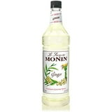 Monin Flavored Syrup, Ginger, 33.8-Ounce Plastic Bottle (1 Liter ...