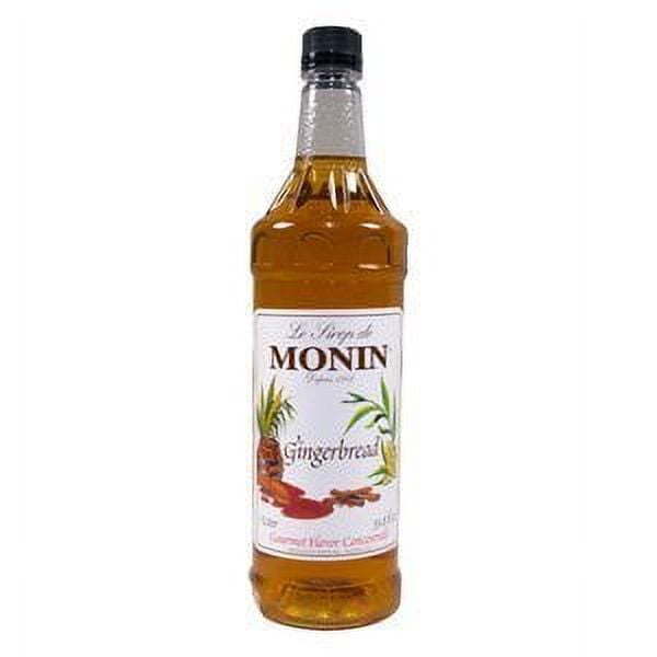Monin Flavored Syrup, Gingerbread, 33.8-Ounce Plastic Bottle (1 Liter ...