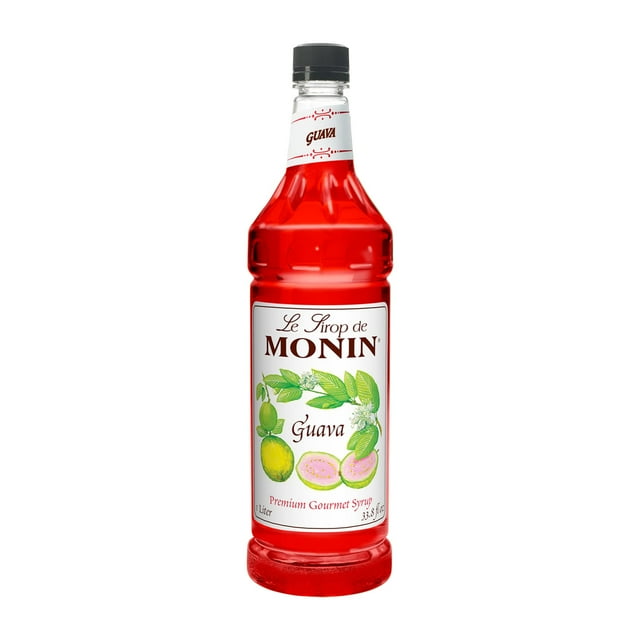 Monin Flavored Syrup, Guava, 33.8-Ounce Plastic Bottle (1 Liter ...