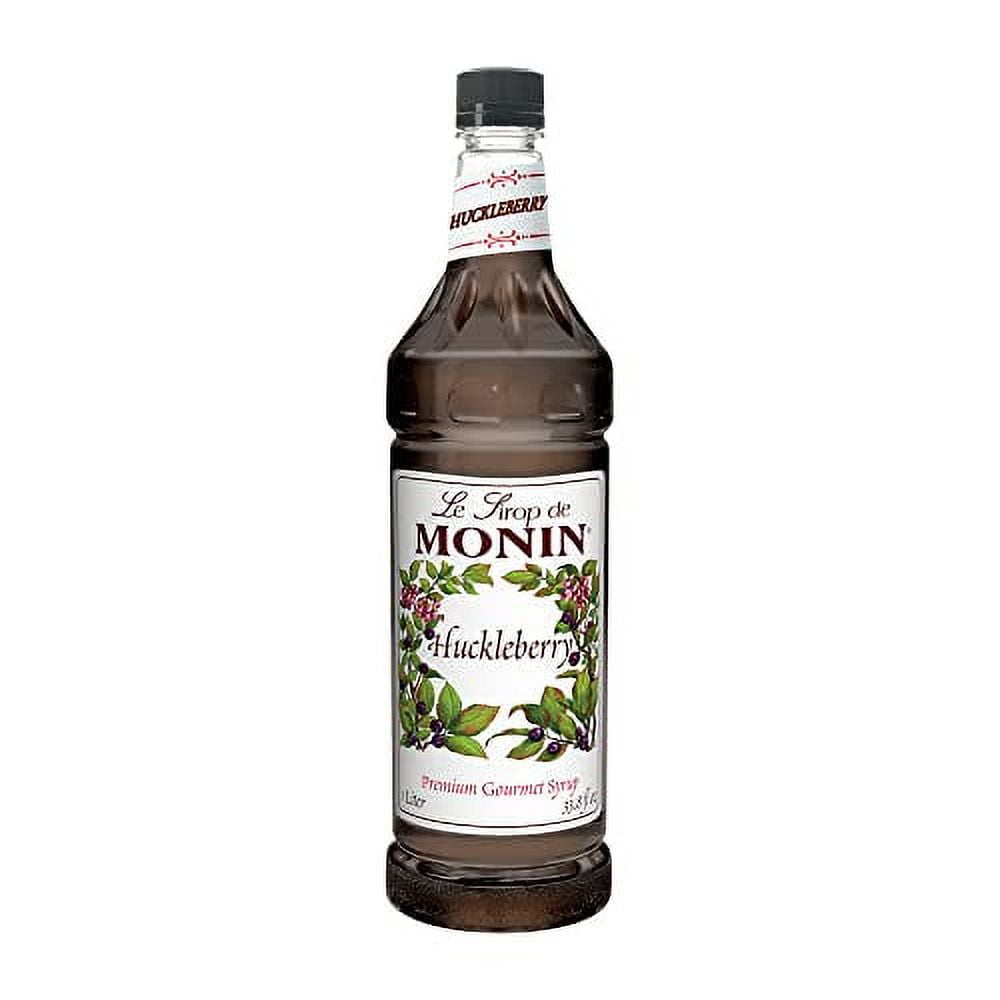 Monin Flavored Syrup,Huckleberry, 33.8-Ounce Plastic Bottle (1 Liter ...