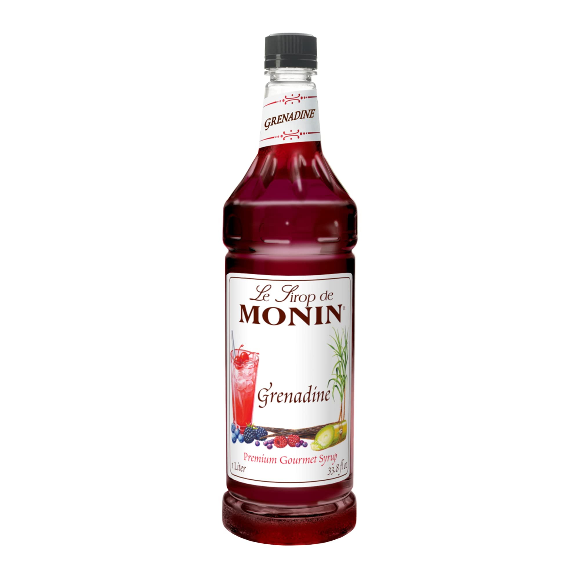Monin - Grenadine Syrup, Delightfully Sweet, Cranberry-Raspberry Aroma ...