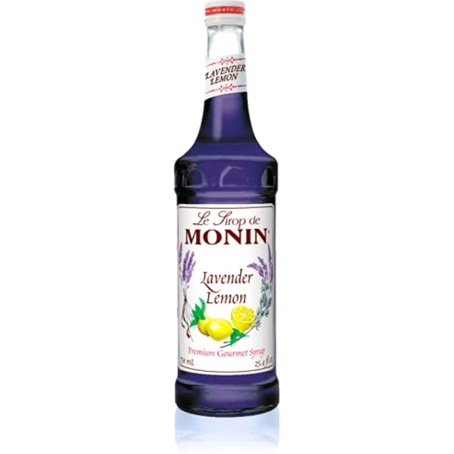 Monin Lavender Lemon Syrup, Floral Citrus Flavor, Natural Drink Mix ...