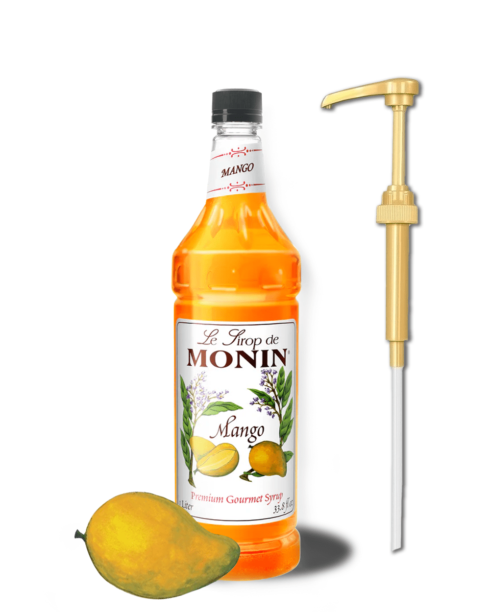 Monin Mango Flavoring Fruit Syrup 1 Liter + Gold Pump - Walmart.com