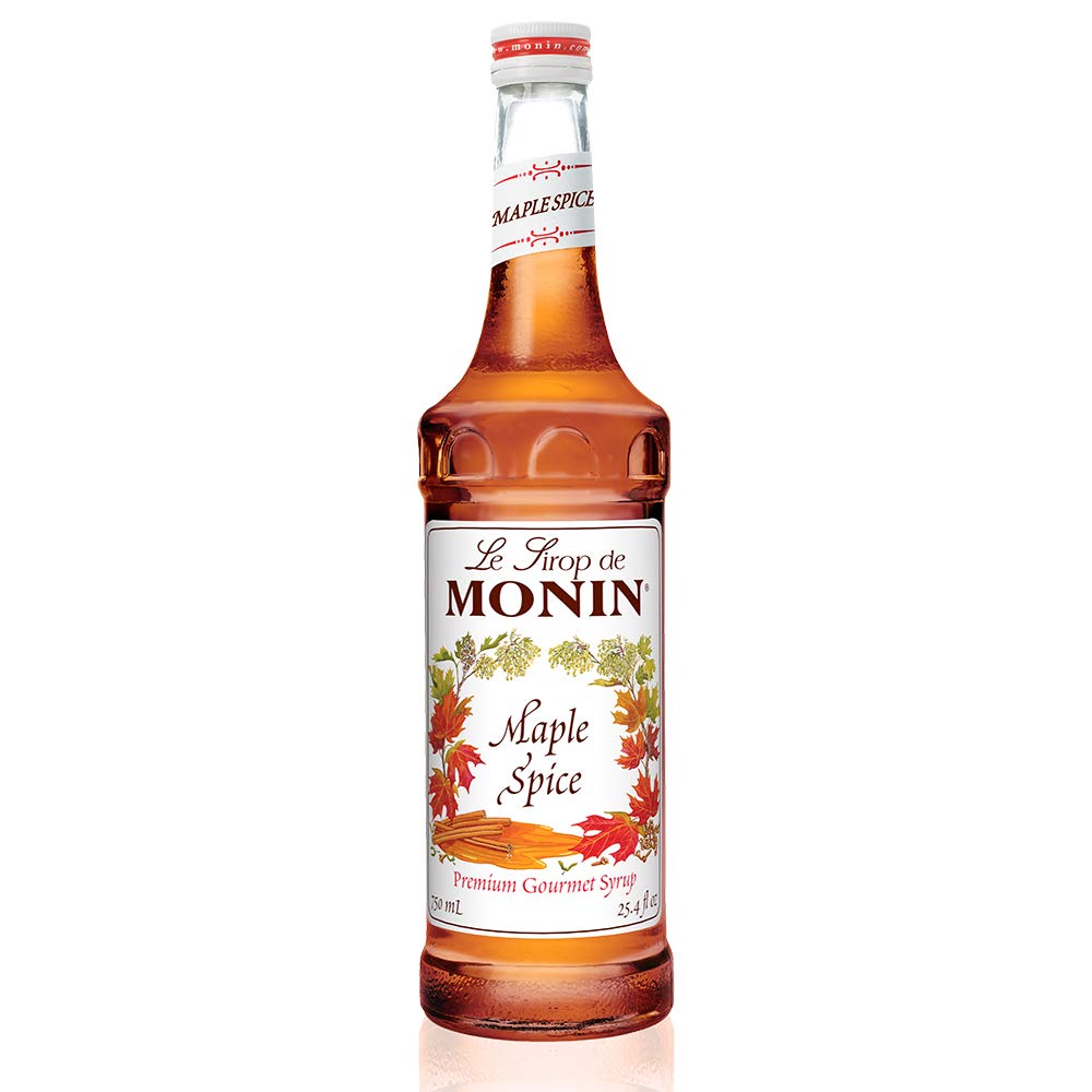 Monin - Maple Spice Syrup, Hints Of Gingerbread And Cinnamon, Natural ...