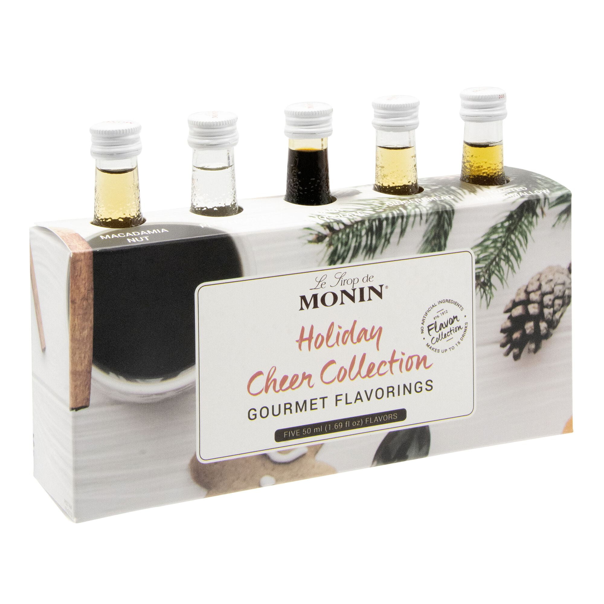 Monin Mini Holiday Cheer Collection Syrups 50ml each - Walmart.com