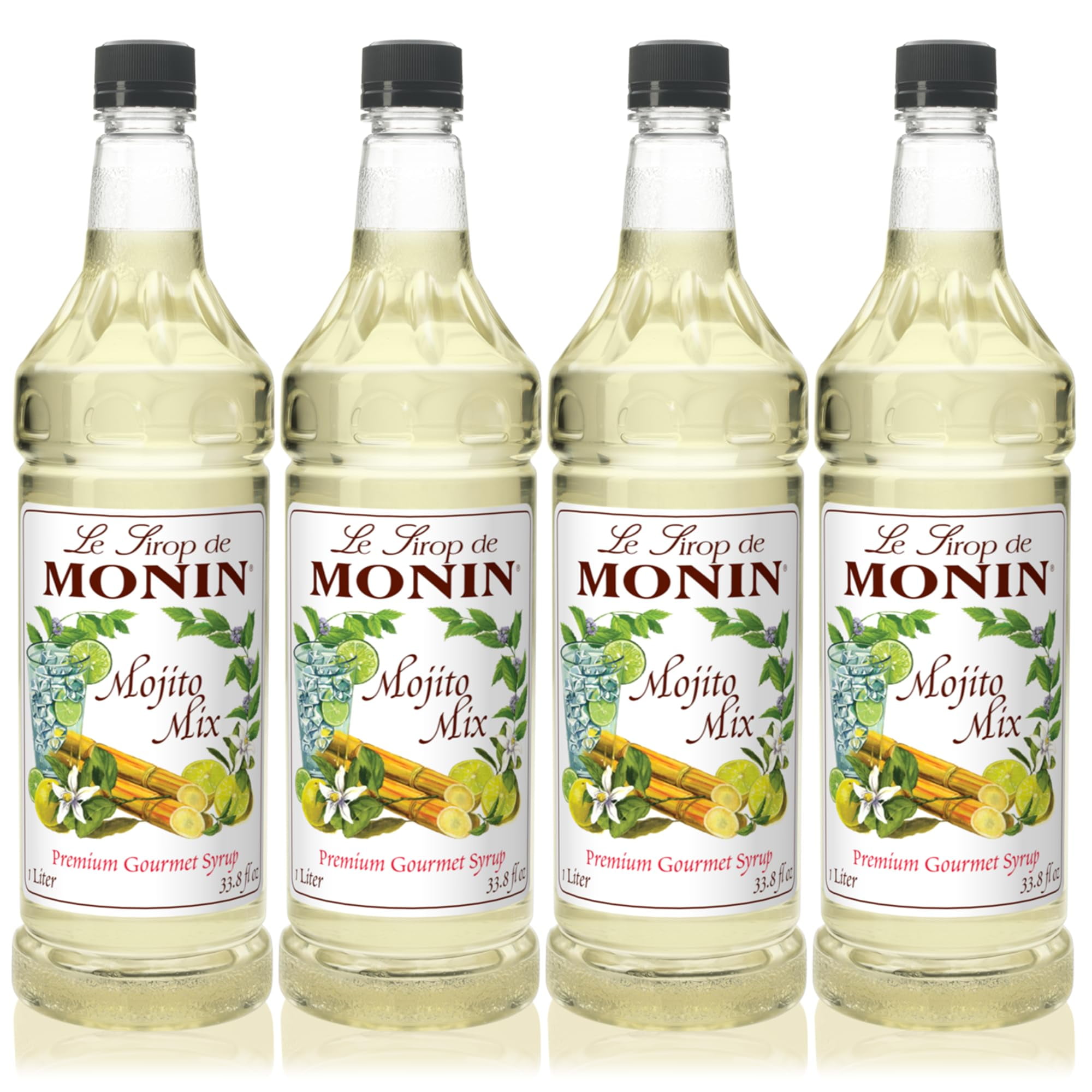 Monin - Mojito Mix Syrup, Sweet Herbal Mint Flavor, Great for Frozen ...