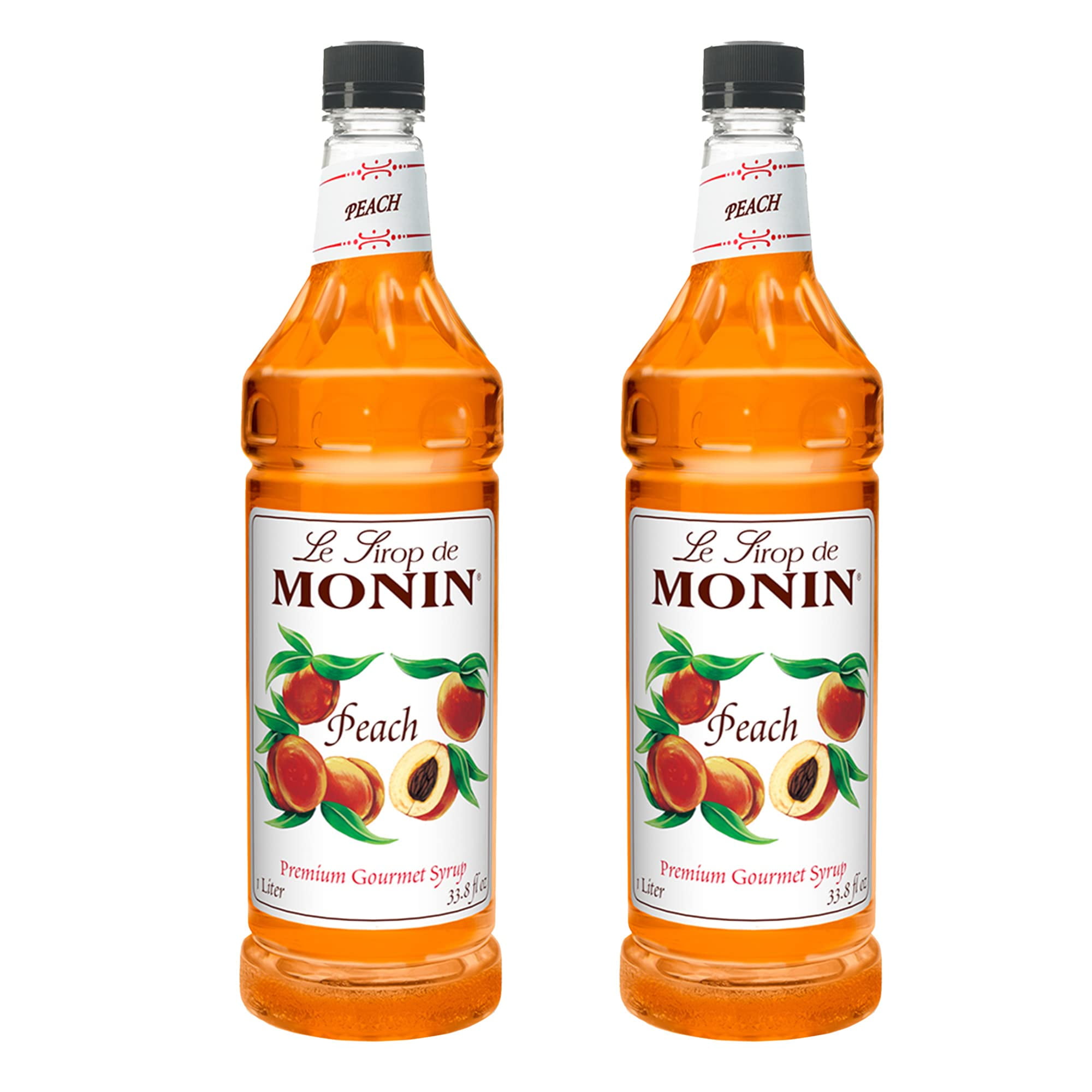 Monin - Peach Syrup, Fresh and Juicy Flavors, Great for Iced Teas ...