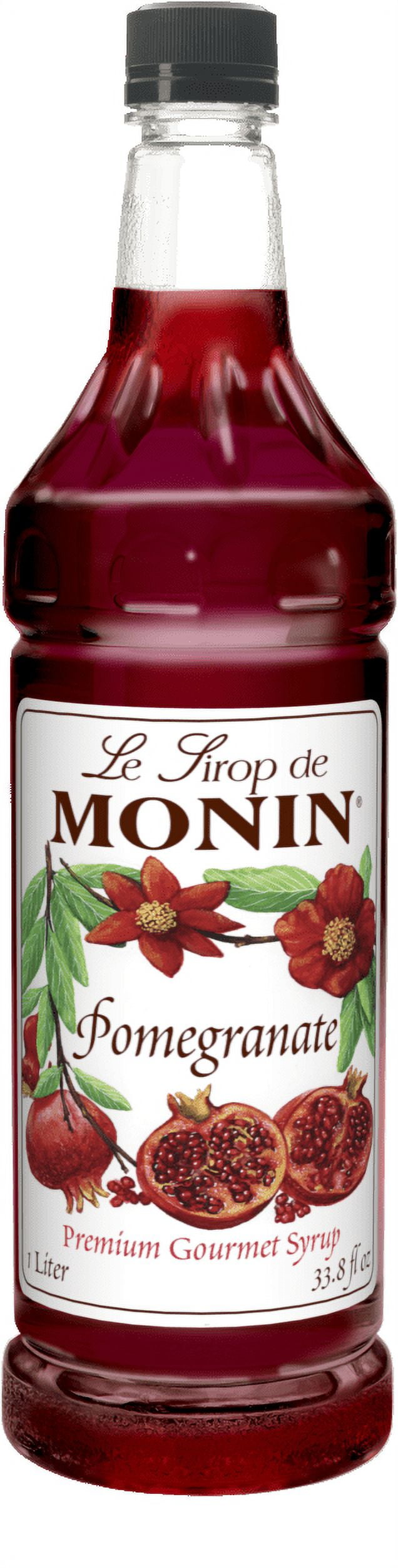 Monin - Pomegranate Syrup, Tart and Sweet, Great for Cocktails and Teas ...