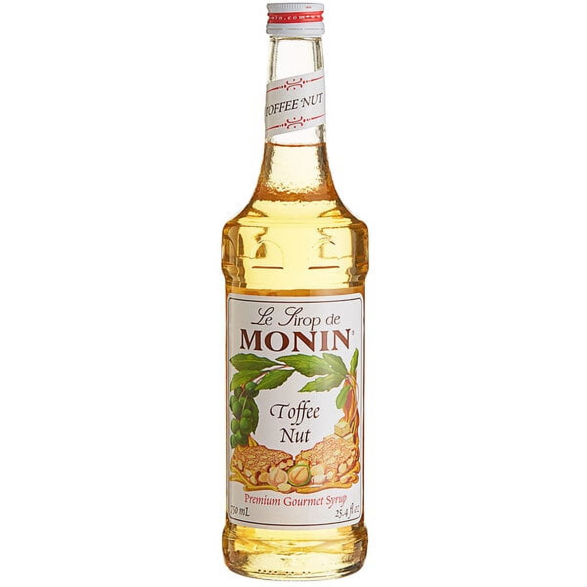 Monin Premium Toffee Nut Flavoring Syrup 750 mL - 750 ml Glass ...