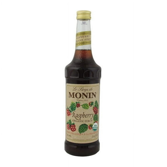 Monin Raspberry Organic Syrup - Bottle (750mL) - Walmart.com