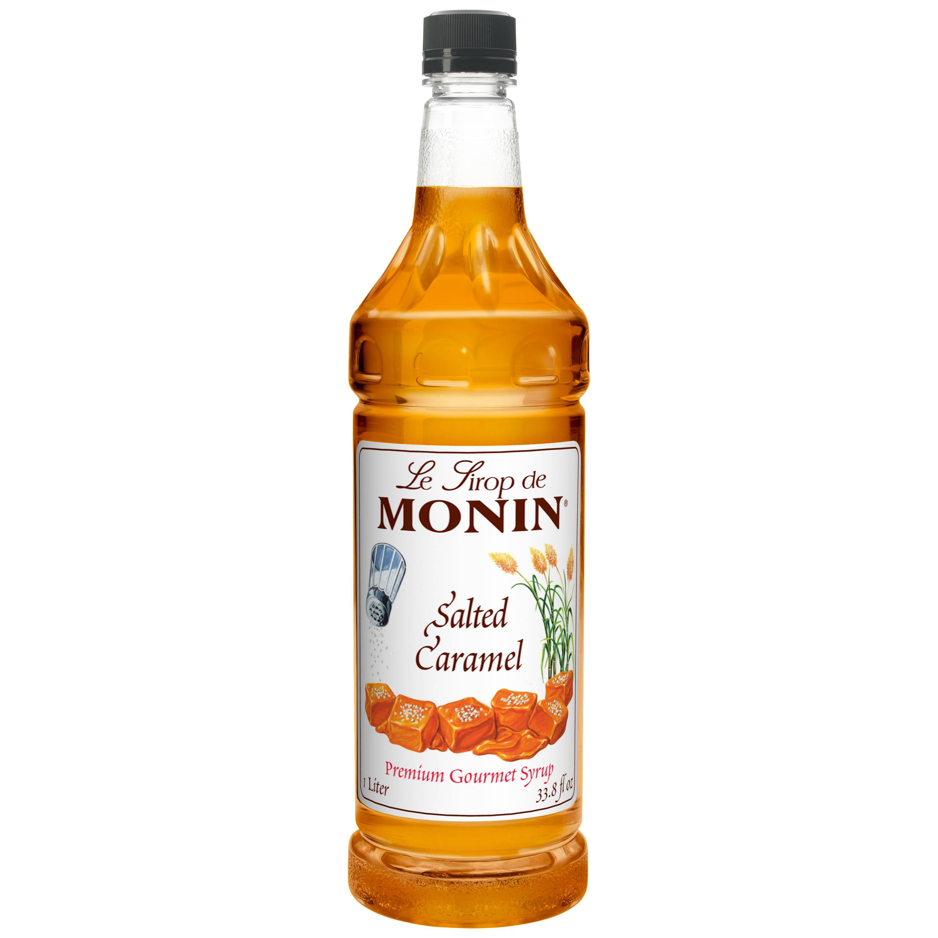 Monin Salted Caramel Flavored Syrup, 1 Liter -- 4 per case. - Walmart.com