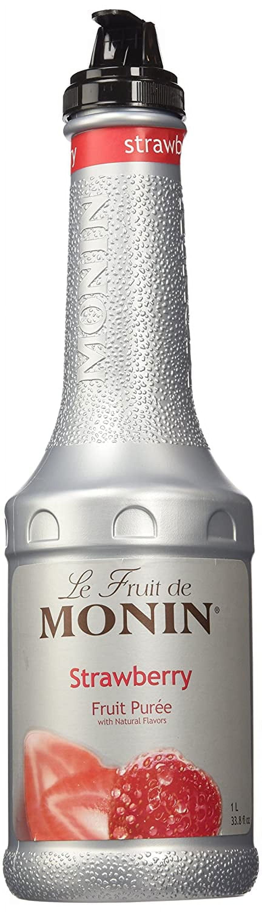 Monini Strawberry Puree Fruit Puree 1 Liter Drink Syrup - Walmart.com
