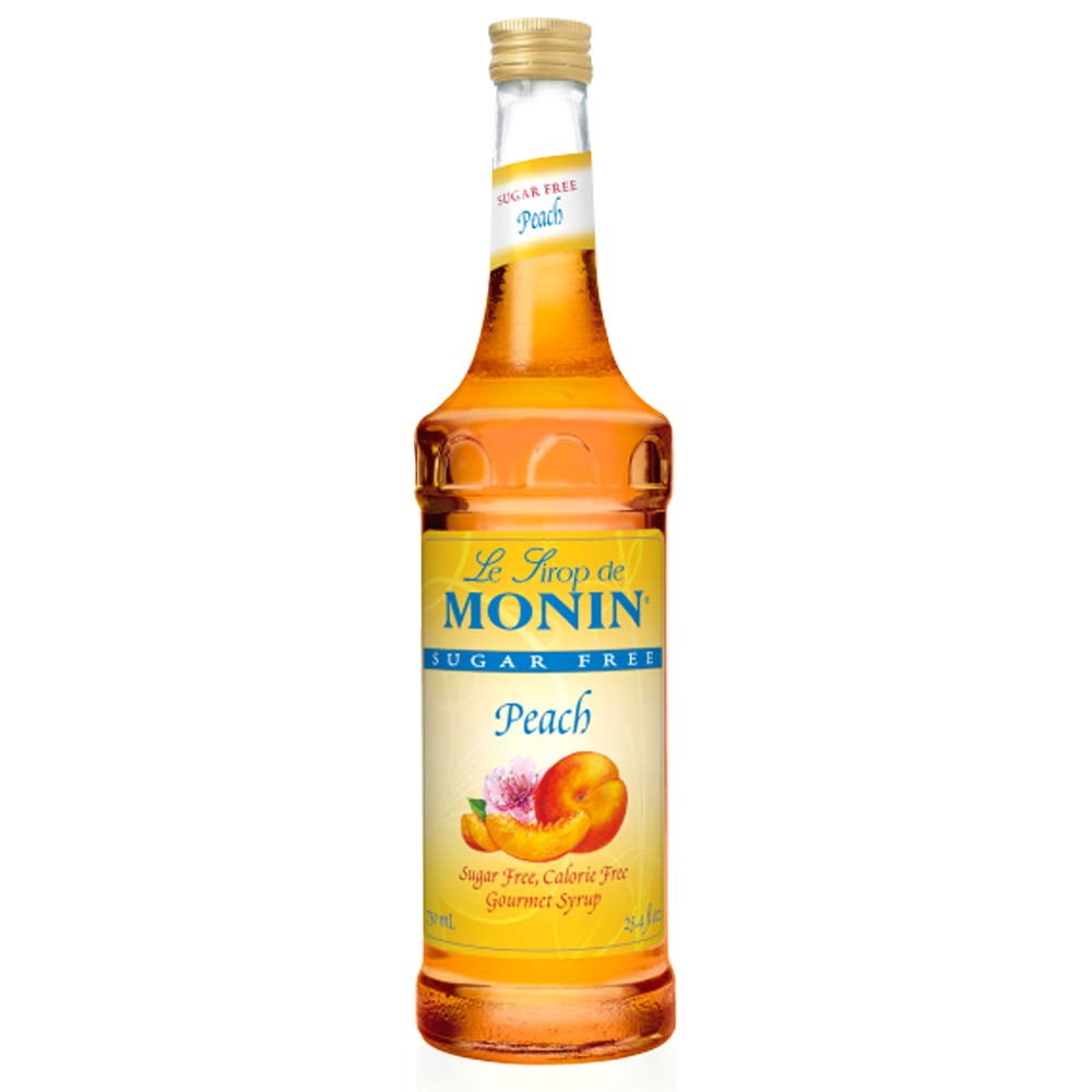 Monin - Vegan, Non-GMO, Gluten-Free, Sugar-Free Peach Syrup for Skinny ...