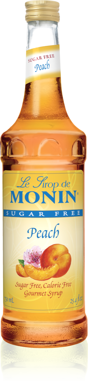 Monin - Vegan, Non-GMO, Gluten-Free, Sugar-Free Peach Syrup for Skinny ...