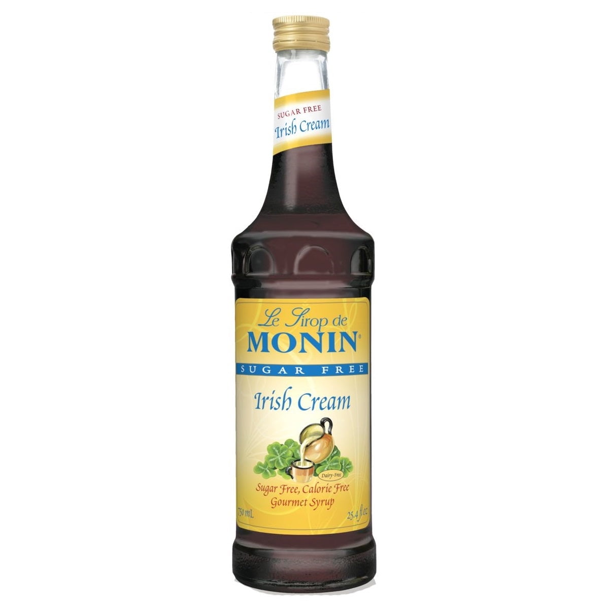 Monin Sugar-Free Irish Cream Syrup, 750 ml - Zero Calorie, Vegan, Non ...