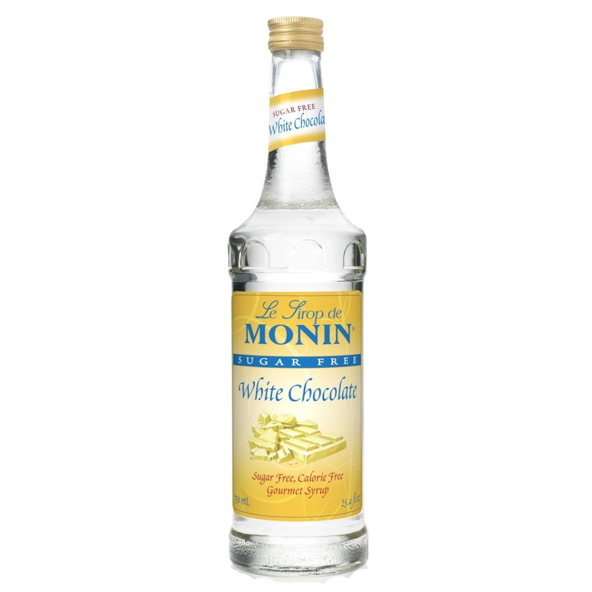 Monin White Chocolate Syrup, 750 ml Glass Bottle, Vegan, Gluten-Free ...