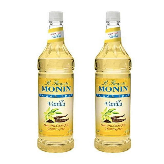 Monin - Sugar Free Vanilla Syrup, Bold Vanilla Bean Flavor, Great for ...