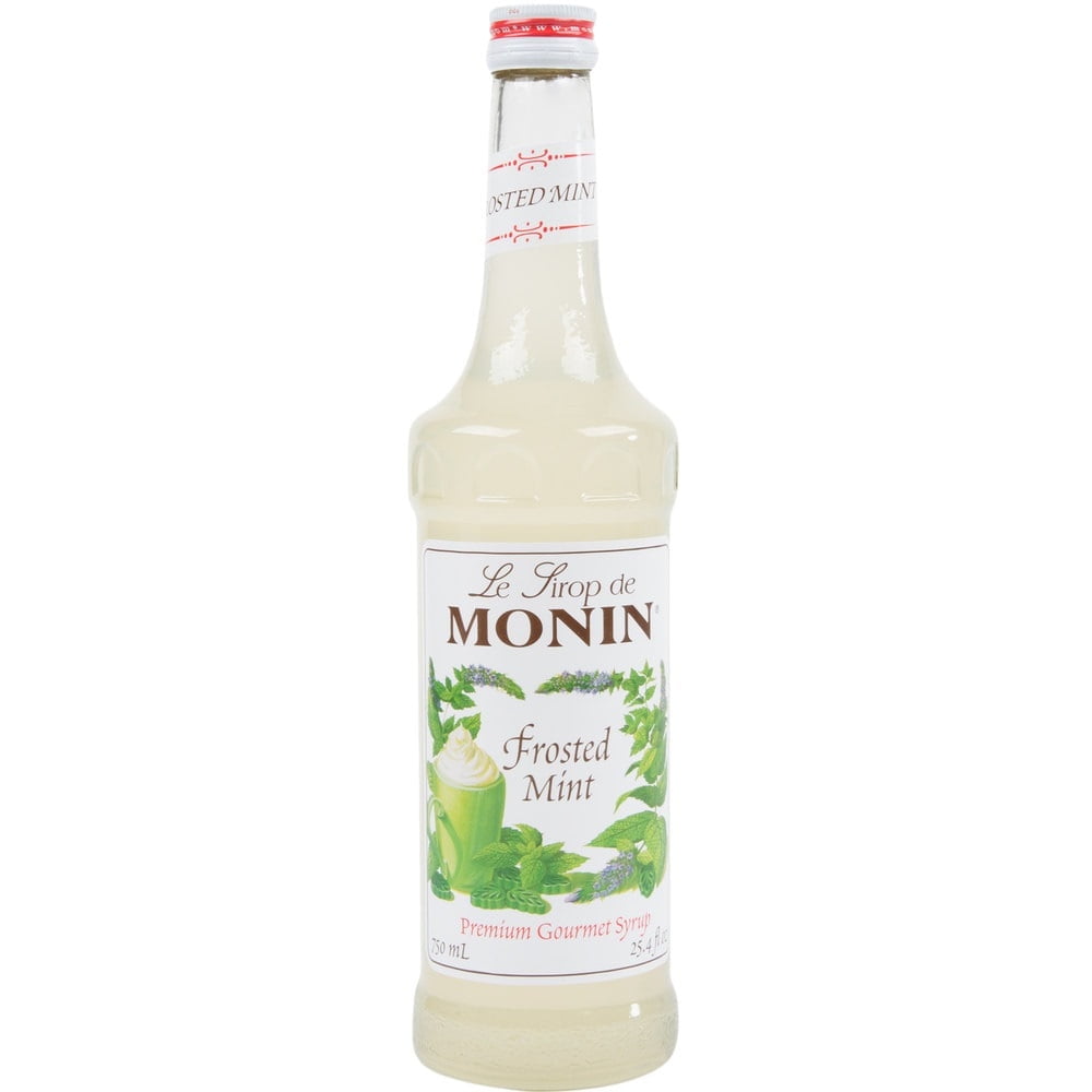 Monin Frosted Mint Flavor Syrup - 750 ml, Ideal for Coffee, Smoothies ...