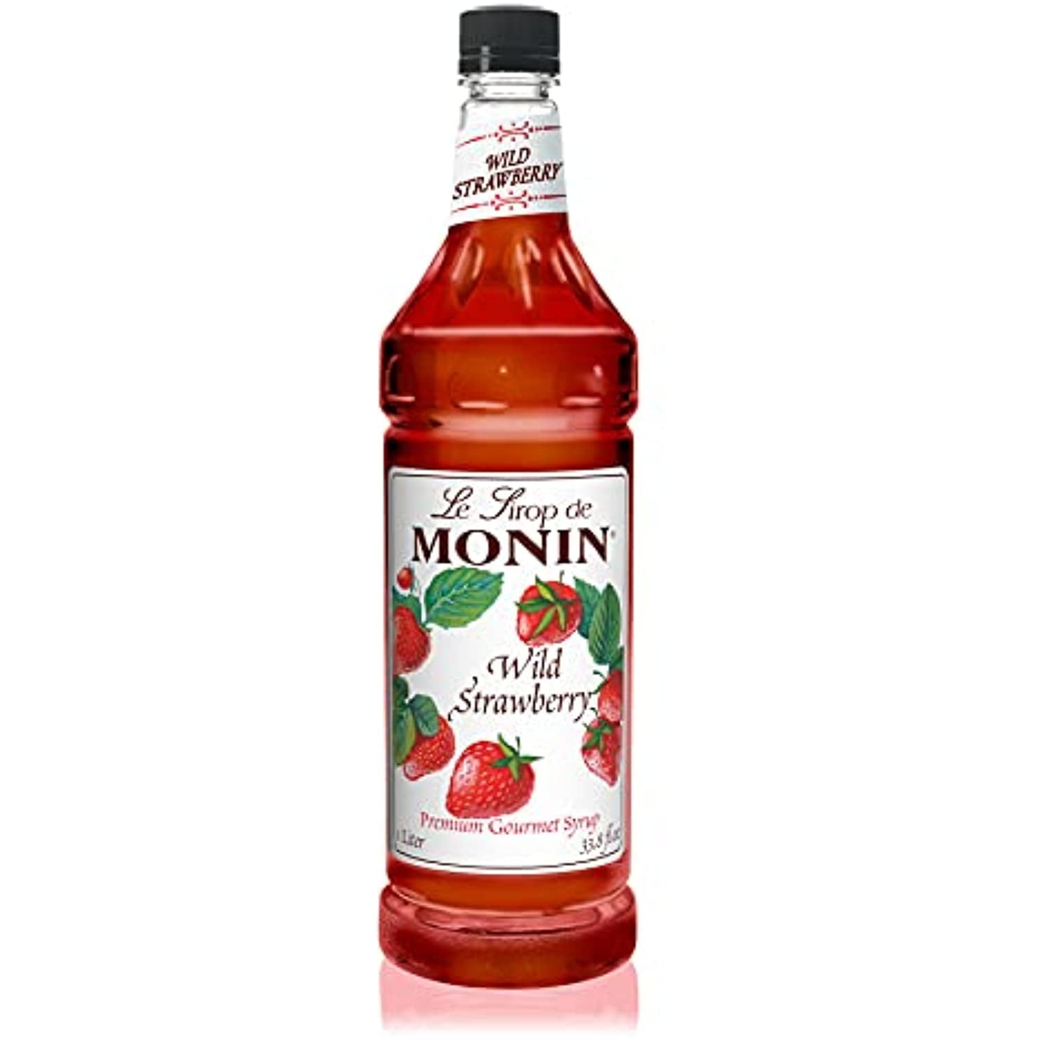 Monin Syrups Wild Strawberry Syrup, 1 Liter - Walmart.com