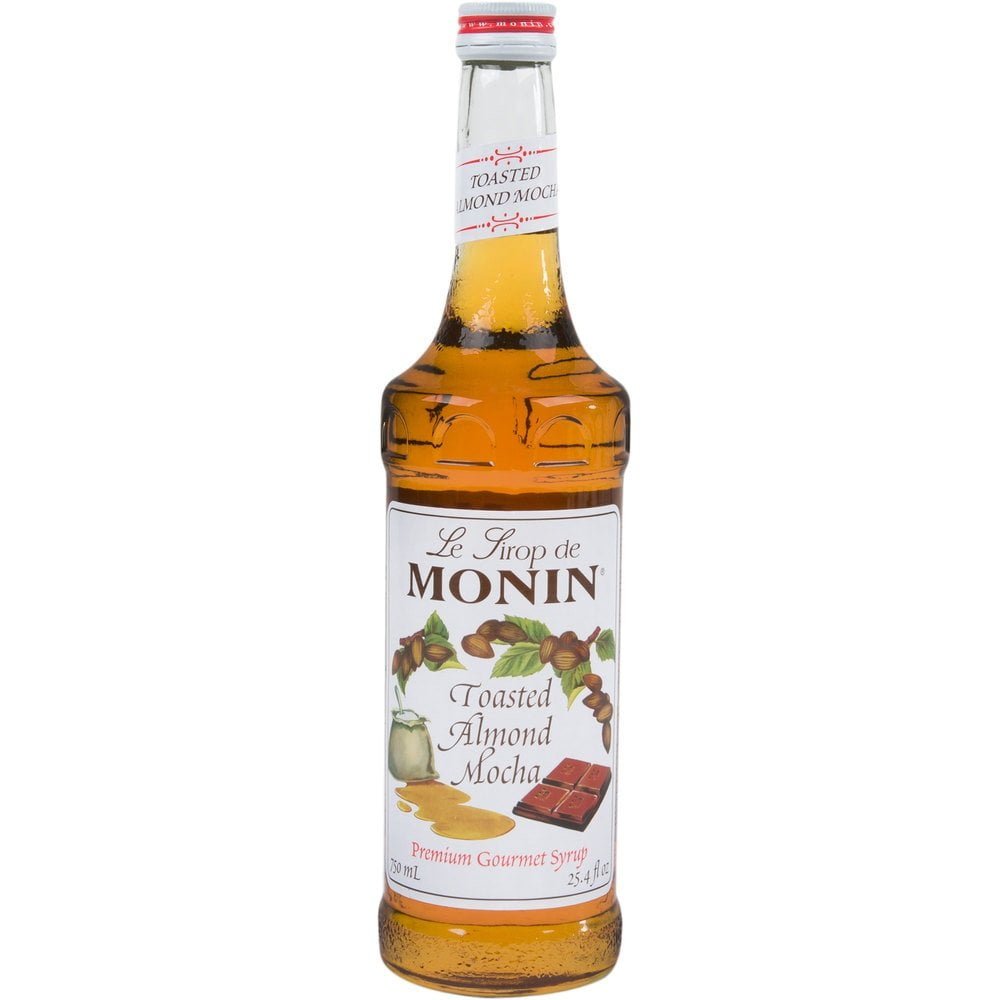 Monin Toasted Almond Mocha Syrup 750Ml - Walmart.com