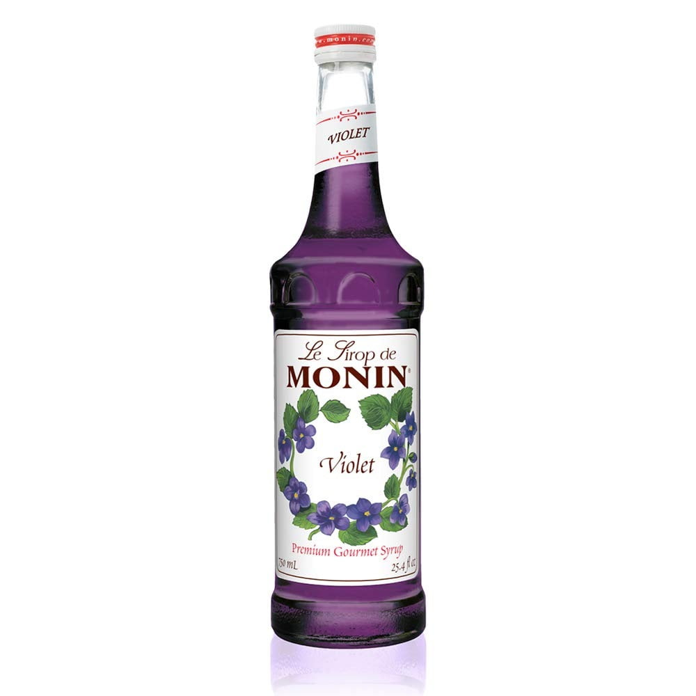 Monin Violet Syrup, Mild Floral Flavor, Great for Cocktails, Sodas and ...
