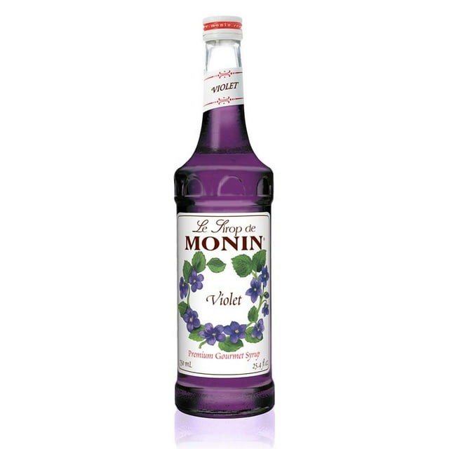Monin - Violet Syrup, Mild and Floral, Great for Cocktails and Sodas ...