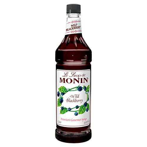 Monin Wild Blackberry Syrup, 1 Liter -- 4 per case. - Walmart.com