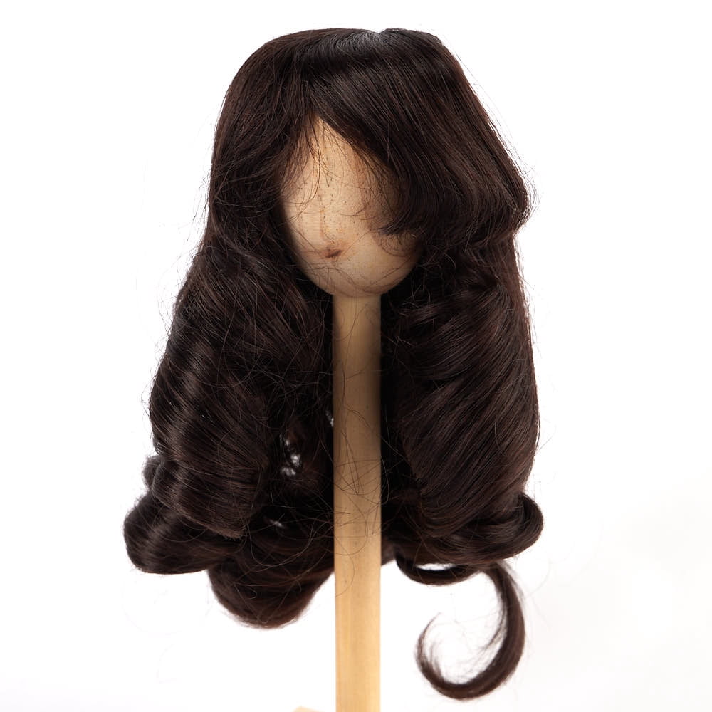 Monique Human Hair Dark Brown Helen Doll Wig - Walmart.com