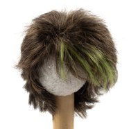 Black/Silver Ace Detective Wig Adult Halloween Accessory - Walmart.com
