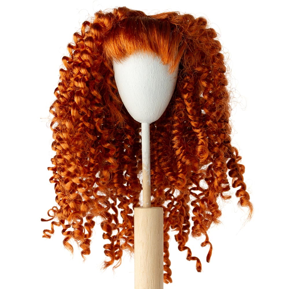 Monique Synthetic Mohair Carrot Red Bernadette Doll Wig - Walmart.com