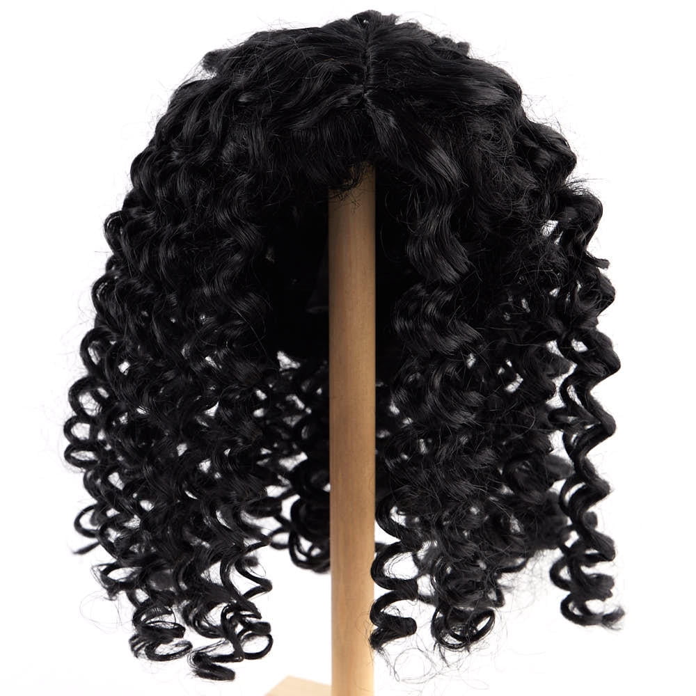 Monique Synthetic Mohair Off Black Bernadette Doll Wig - Walmart.com