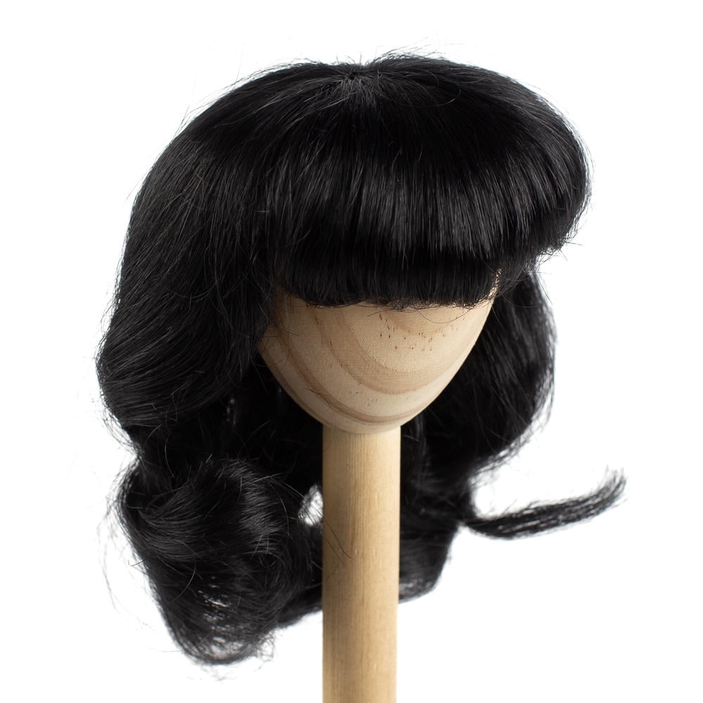 Monique Synthetic Mohair Off Black Lizzy Doll Wig - Walmart.com