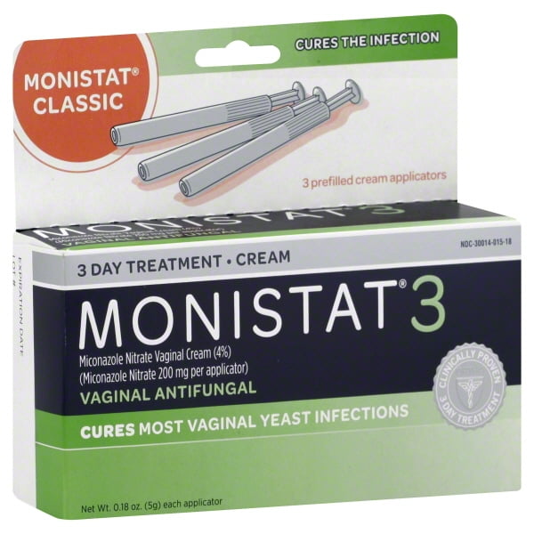 Monistat 3 Day Yeast Infection Treatment for Women, 3 Miconazole Pre ...