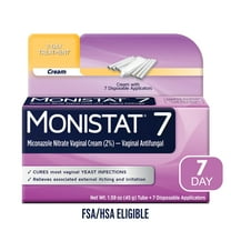 Equate Miconazole 7-Day Vaginal Cream with Disposable Applicators, 1.59 ...