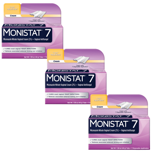 Monistat 7-Dose Yeast Infection Treatment, Disposable Applicators & 1 ...