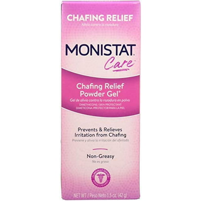 Monistat Chafing Relief Powder Gel 1.5 oz (Pack of 4) - Walmart.com