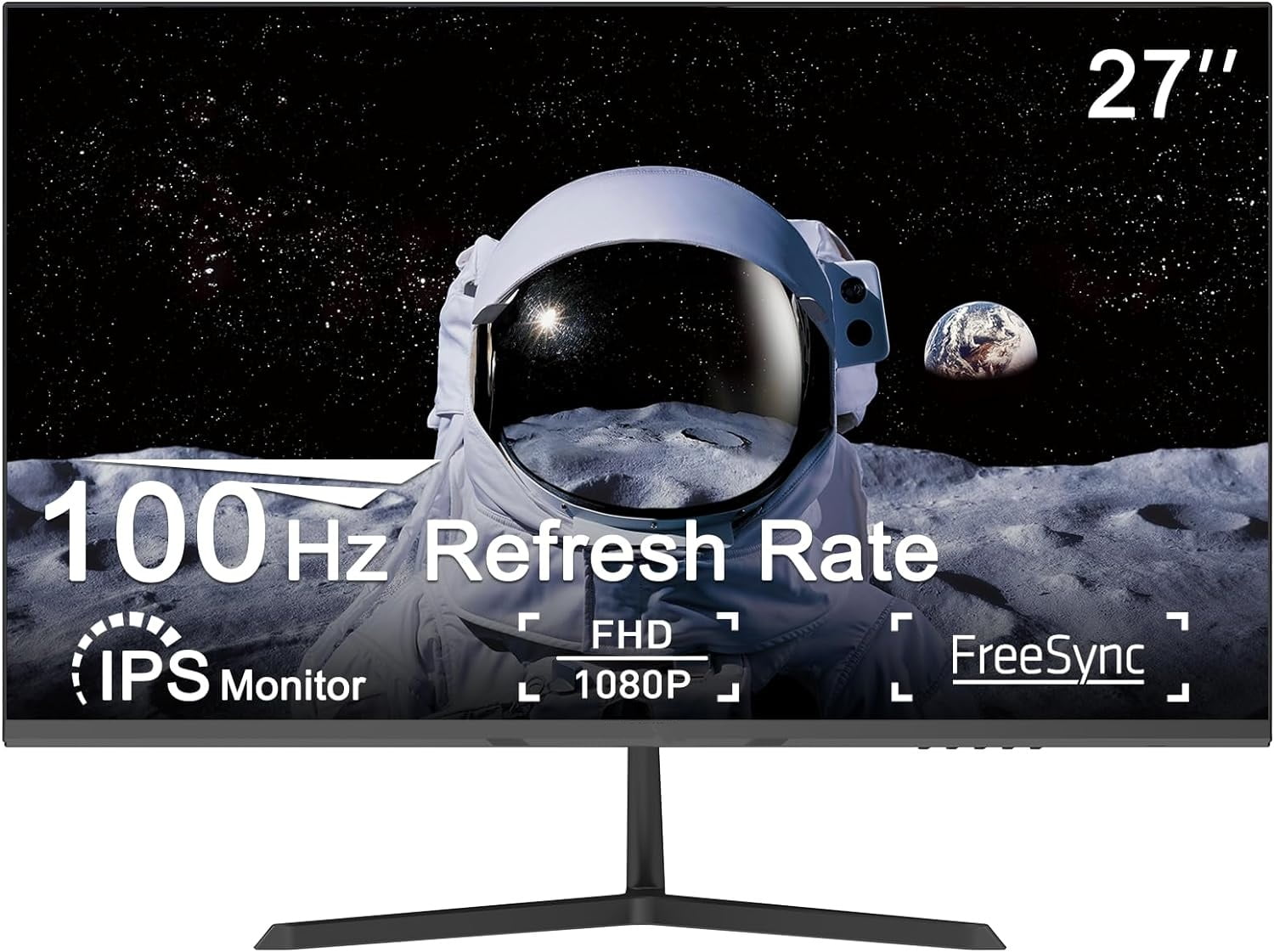 Monitor 24 inch FHD PC Monitor with USB Type-C, Built-in Speakers ...