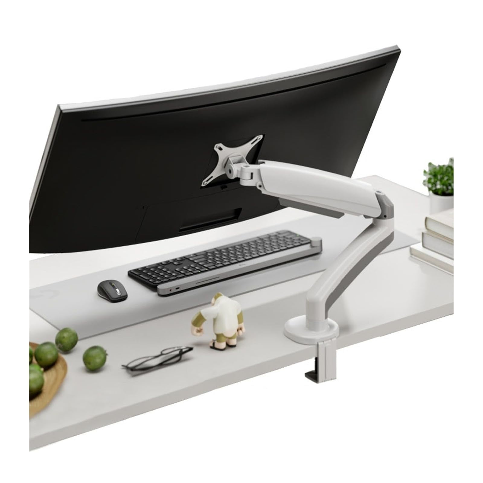 Monitor Arm, Single Monitor Desk Mount, Adjustable Mechanical Spring ...
