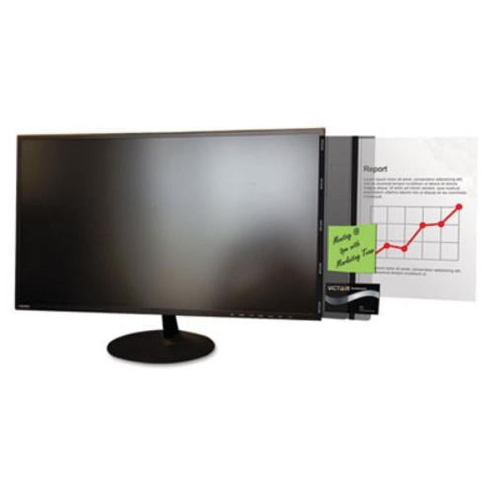 Monitor Document Holder, Plastic, 3 3/8 X 11 7/8, Graphite Gray ...