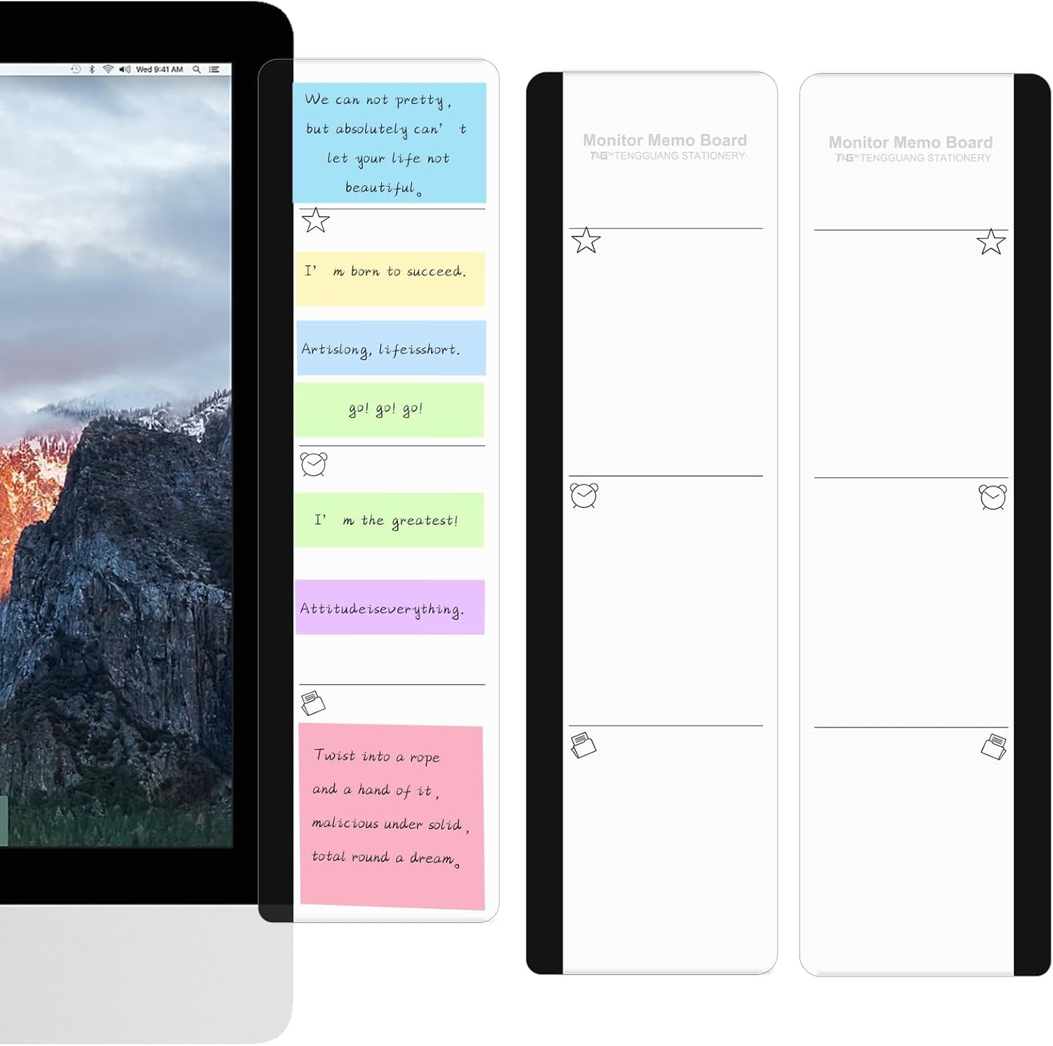 Monitor Memo Board - Multifunction Computer Monitor Memo Board ...