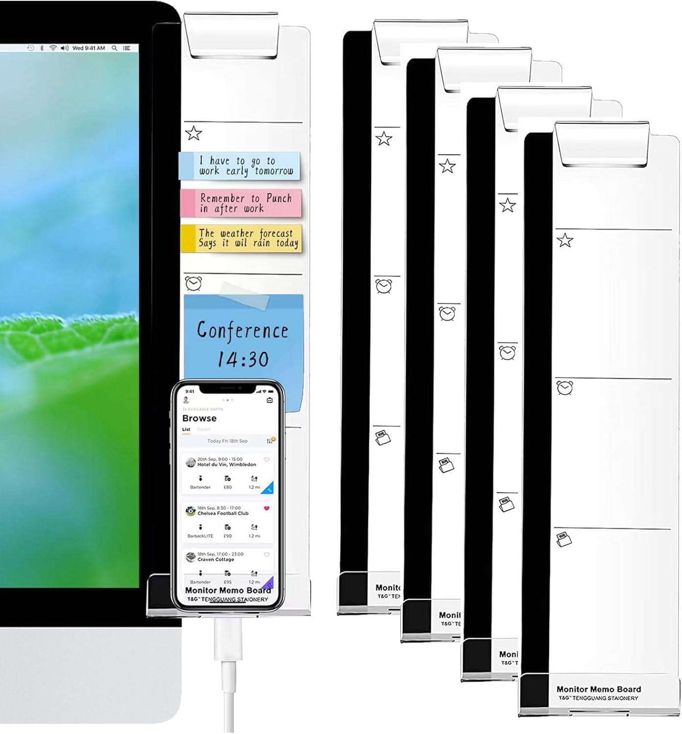 Monitor Memo Board - Multifunction Computer Monitor Memo Board ...