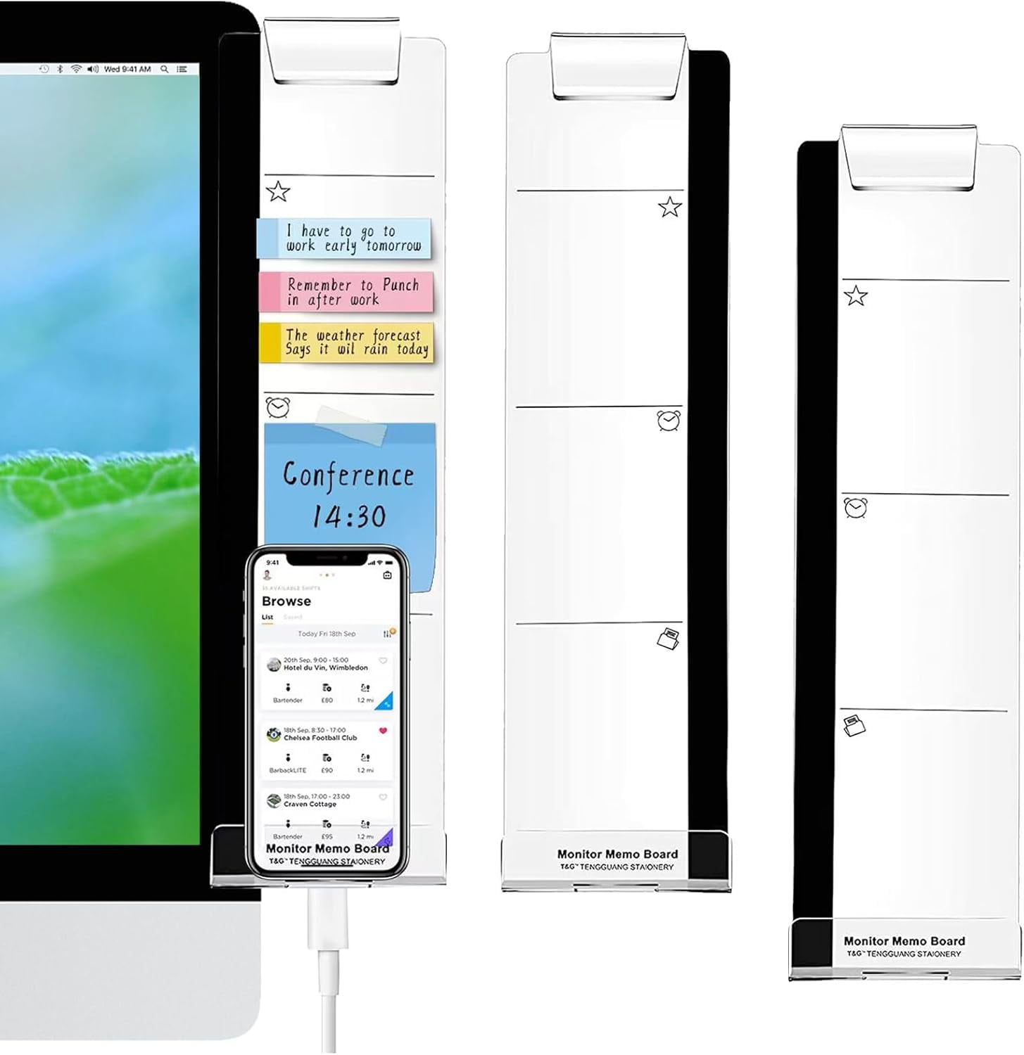 Monitor Memo Board - Multifunction Computer Monitor Memo Board ...