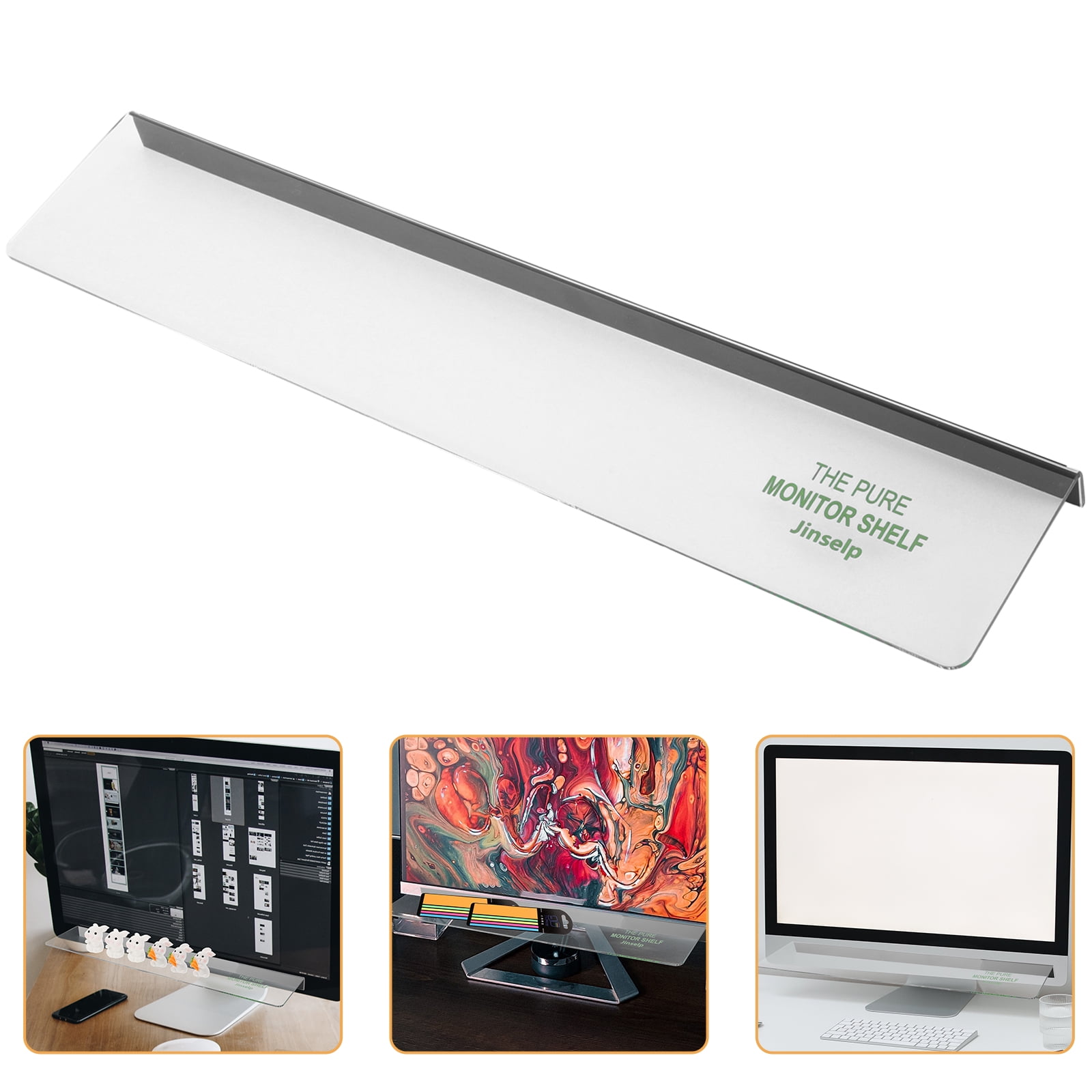 Monitor Pad Office Accessories Supplies for Desk Desktop Stand Acrylic ...