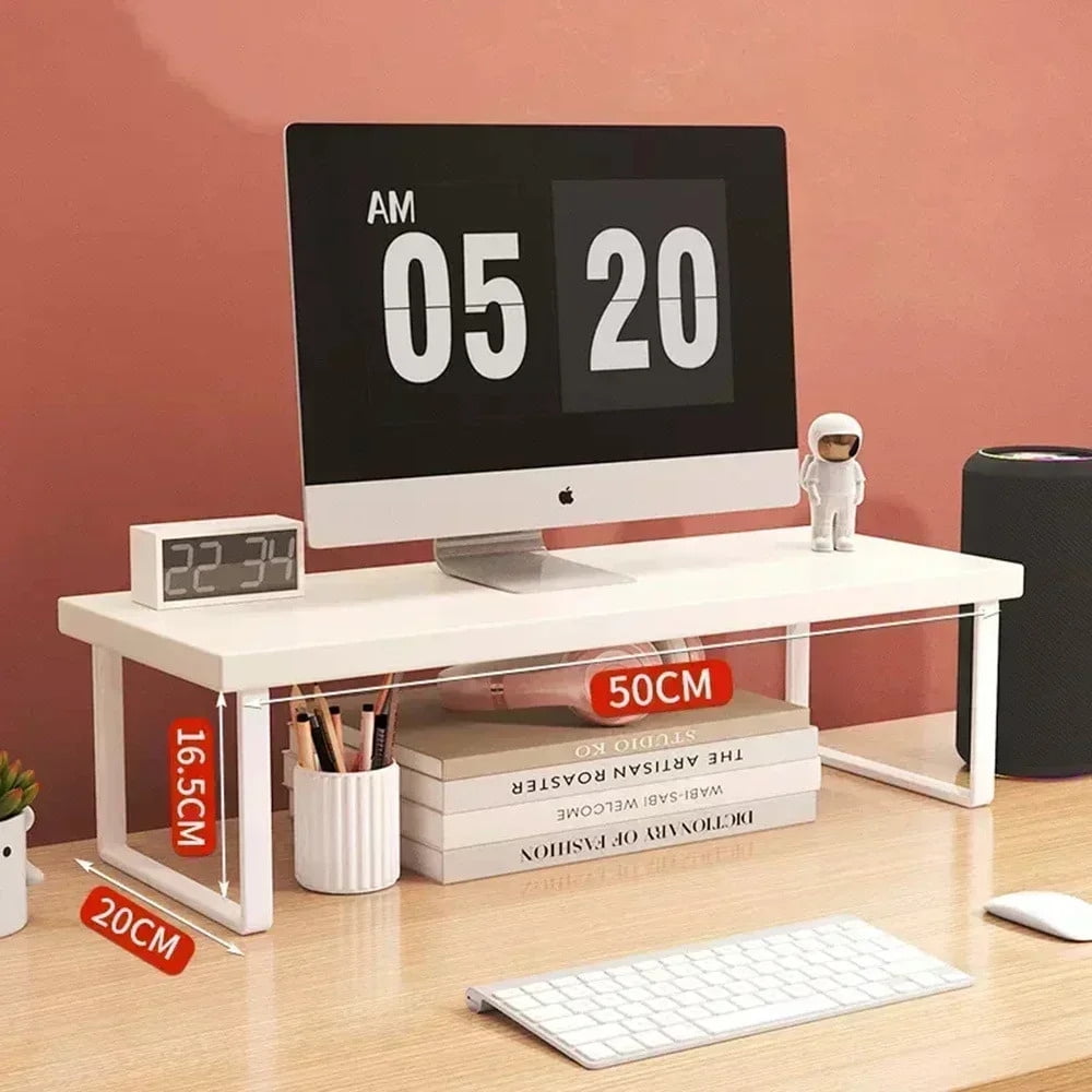 Monitor Raised Shelf Desktop Computer Raising Stand Laptop Monitor ...